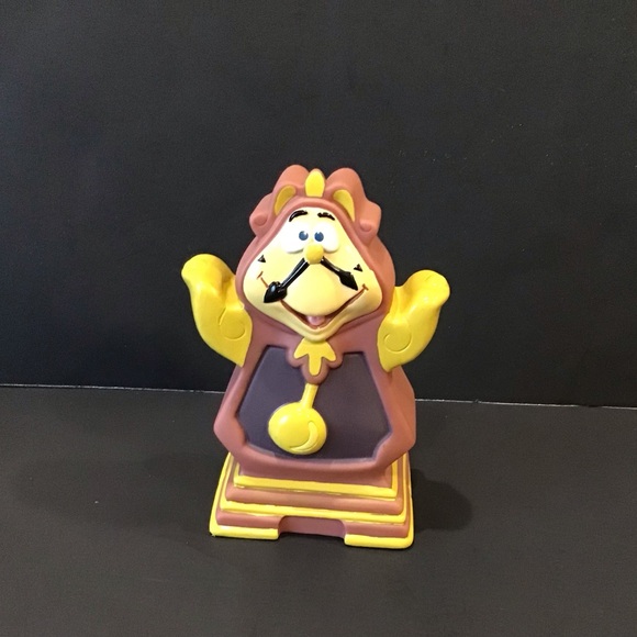 Disney | Toys | Beauty And The Beast Cogsworth Clock Rubber Disney ...